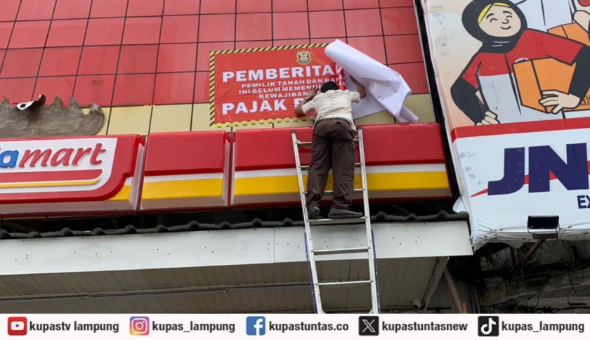 Kupas Tuntas - 6 Tempat Usaha di Bandar Lampung Disegel, Tunggak Pajak Capai Rp71,8 Juta
