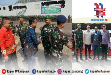 Kupas Tuntas - KASDAM Sambut Kepulangan SATGAS PAMTAS RI-PNG di Pelabuhan Pelindo Regional 2 Panjang