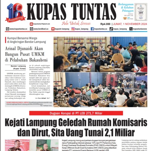 Kupas Tuntas - Surat Kabar Harian Kupas Tuntas Edisi Jumat, 01 November 2024