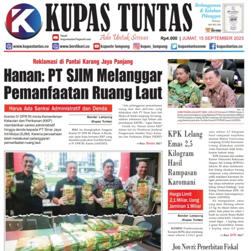 Kupas Tuntas - Surat Kabar Harian Kupas Tuntas Edisi Kamis, 24 Agustus 2023