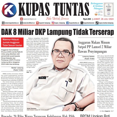 Kupas Tuntas - Surat Kabar Harian Kupas Tuntas Edisi Jumat, 26 Juli 2024