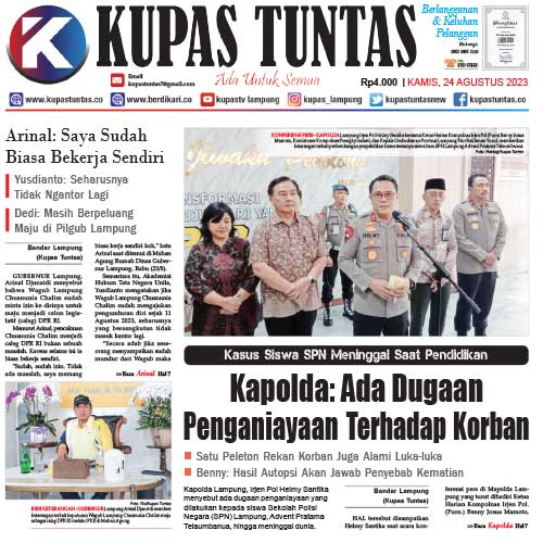 Kupas Tuntas - Surat Kabar Harian Kupas Tuntas Edisi Kamis, 24 Agustus 2023