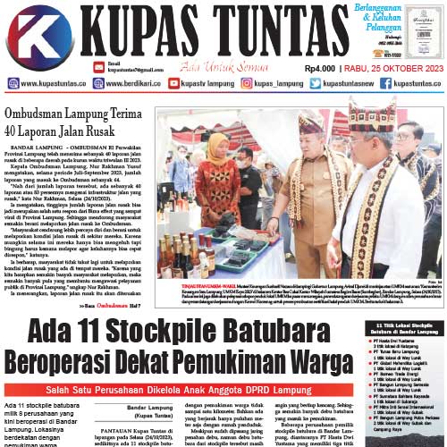 Kupas Tuntas - Surat Kabar Harian Kupas Tuntas Edisi Rabu, 25 Oktober 2023