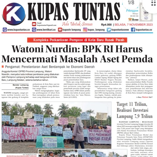 Kupas Tuntas - Surat Kabar Harian Kupas Tuntas Edisi Selasa, 07 November 2023
