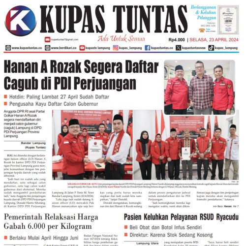 Kupas Tuntas - Surat Kabar Harian Kupas Tuntas Edisi Selasa, 23 April 2024