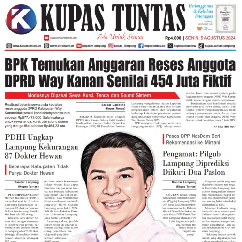 Kupas Tuntas - Surat Kabar Harian Kupas Tuntas Edisi Senin, 05 Agustus 2024