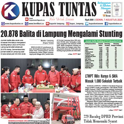 Kupas Tuntas - Surat Kabar Harian Kupas Tuntas Edisi Senin, 07 Agustus 2023