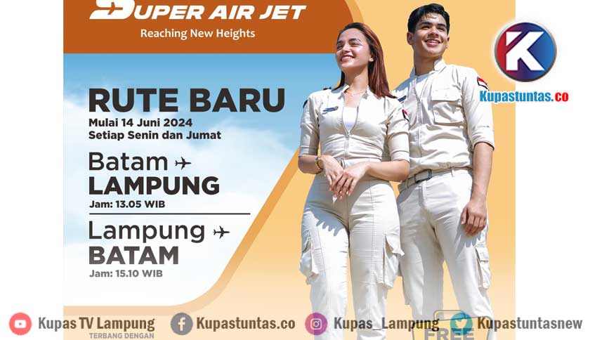 Kupas Tuntas - Bandara Radin Inten II Kembali Layani Rute Lampung-Batam Dengan Maskapai Super ...