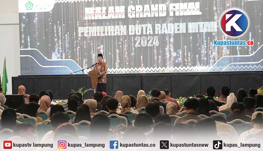 Kupas Tuntas - Malam Grand Final Pemilihan Duta Raden Intan 2024, Rektor UIN RIL Beri Pesan Penting