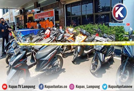 Kupas Tuntas - 12 Pelaku Curanmor dan Penadah Diringkus Polisi, Satu ...