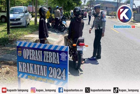Kupas Tuntas - 172 Pengendara Ditilang Selama Operasi Zebra Krakatau Lampung Barat
