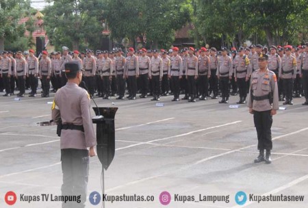 Kupas Tuntas - 502 Personel Polresta Bandar Lampung Siap Amankan TPS Pemilu 2024