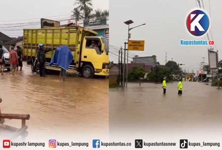 Kupas Tuntas - Banjir! Jalan Lintas Barat Pesawaran Lampung Lumpuh Total