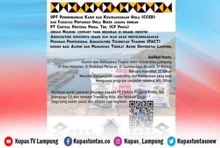 Kupas Tuntas - CCED Unila Bersama PT Central Proteina Prima Jaring ...