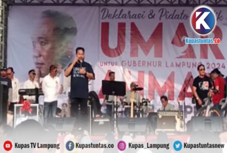 Kupas Tuntas - Deklarasi Bakal Calon Gubernur Lampung, Umar Ahmad Sebut Tugu Gajah Sebagai ...