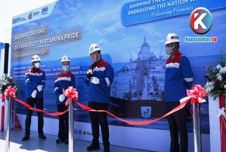 Kupas Tuntas - Diresmikan Menteri BUMN, Tanker Raksasa Pertamina Pride ...