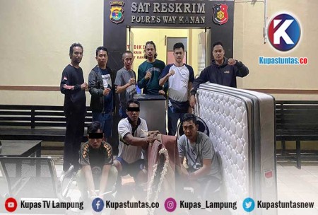 Kupas Tuntas - Dua Pencuri di Kantor Dinas UPT PPA Way Kanan Diringkus Polisi
