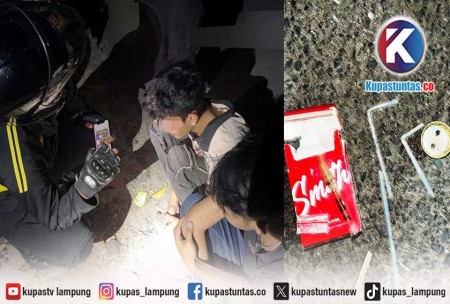 Kupas Tuntas - Kabur saat Lihat Patroli Polisi, 2 Remaja di Bandar Lampung Kedapatan Bawa Sabu