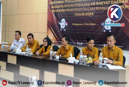 Kupas Tuntas - KPU Pringsewu Umumkan 40 Nama Caleg DPRD Terpilih, Berikut Rinciannya