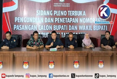 Kupas Tuntas - KPU Tanggamus Resmi Tetapkan Dua Paslon untuk Pilkada 2024