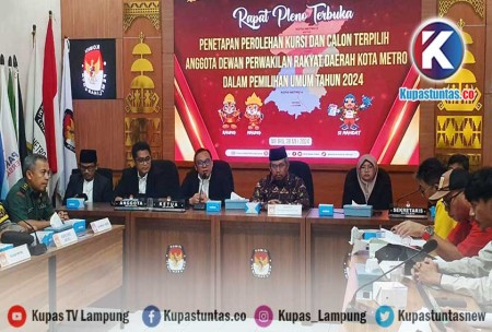 Kupas Tuntas - KPU Tetapkan 25 Calon Terpilih Anggota DPRD Kota Metro, Ini Daftarnya