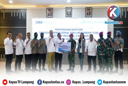 Kupas Tuntas - Peduli Pendidikan, Pelindo Regional 2 Panjang Beri Beasiswa Putra Putri TNI Polri