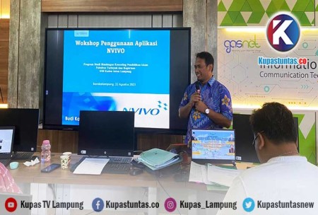 Kupas Tuntas - Prodi BKPI UIN Raden Intan Lampung Gelar Workshop NVivo