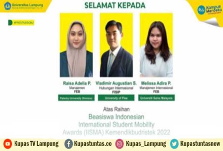 Kupas Tuntas - Program IISMA, Tiga Mahasiswa Unila Kuliah ke Luar Negeri