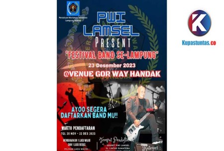 Kupas Tuntas - PWI Lamsel Gelar Festival Band Untuk Umum dan Pelajar ...