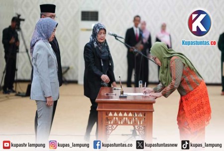 Kupas Tuntas - Rektor Unila Lantik Pejabat Baru Tahap Tiga Berdasarkan Perubahan SOTK