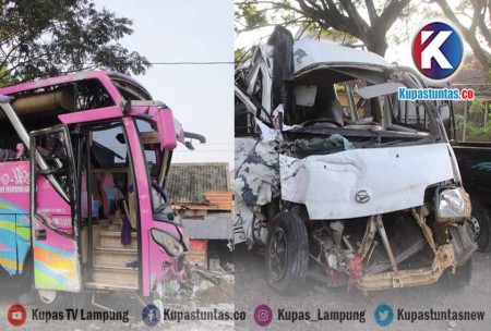 Kupas Tuntas - Tabrakan Maut Bus Vs Minibus di Pringsewu, 2 Tewas dan 7 Luka-luka
