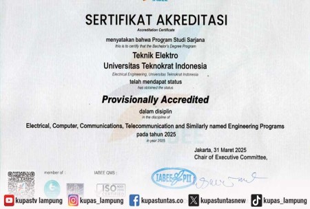 Kupas Tuntas - Teknik Elektro Universitas Teknokrat Indonesia Raih ...