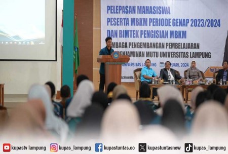 Kupas Tuntas - Unila Lepas 2.734 Mahasiswa Peserta Program MBKM