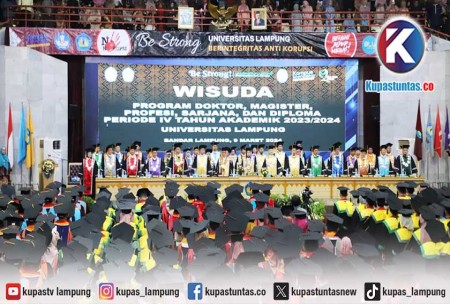 Kupas Tuntas - Unila Mewisuda 1.022 Mahasiswa Periode IV Tahun Akademik 2023/2024