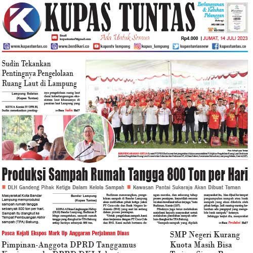 Kupas Tuntas - Surat Kabar Harian Kupas Tuntas Edisi Jumat, 14 Juli 2023