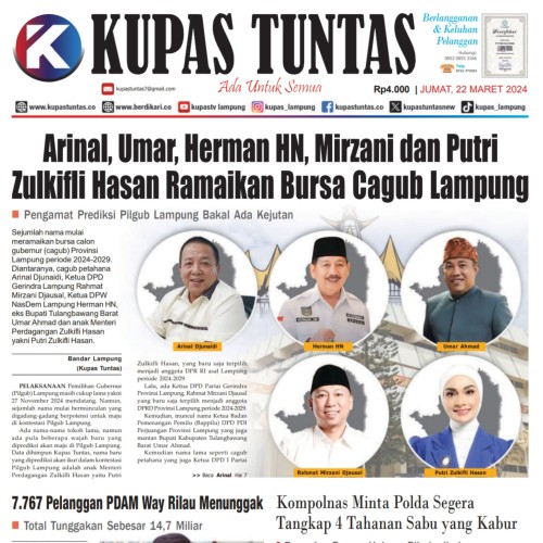 Kupas Tuntas - Surat Kabar Harian Kupas Tuntas Edisi Jumat, 22 Maret 2024