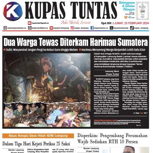 Kupas Tuntas - Surat Kabar Harian Kupas Tuntas Edisi Jumat, 23 Februari 2024