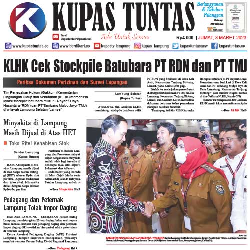 Kupas Tuntas - Surat Kabar Harian Kupas Tuntas Edisi Jumat, 3 Maret 2023 Kupas Tuntas - Surat Kabar Harian Kupas Tuntas Edisi Jumat, 3 Maret 2023