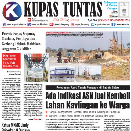 Kupas Tuntas - Surat Kabar Harian Kupas Tuntas Edisi Kamis, 2 November 2023
