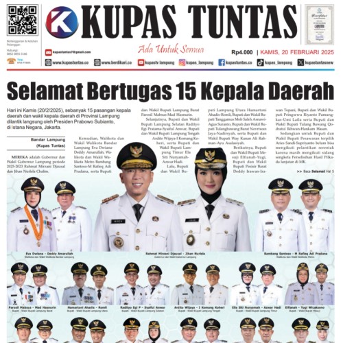 Kupas Tuntas - Surat Kabar Harian Kupas Tuntas Edisi Kamis, 20 Februari ...