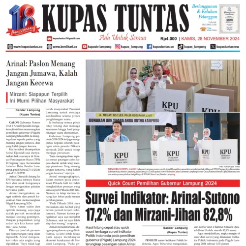 Kupas Tuntas - Surat Kabar Harian Kupas Tuntas Edisi Kamis, 28 November ...