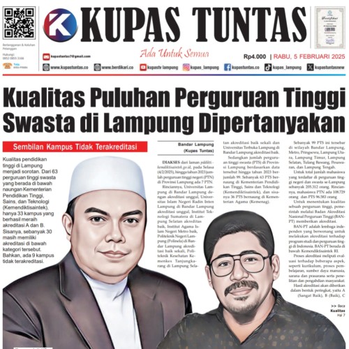 Kupas Tuntas - Surat Kabar Harian Kupas Tuntas Edisi Rabu, 05 Februari 2025