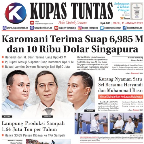 Kupas Tuntas - Surat Kabar Harian Kupas Tuntas Edisi Rabu, 11 Januari 2023