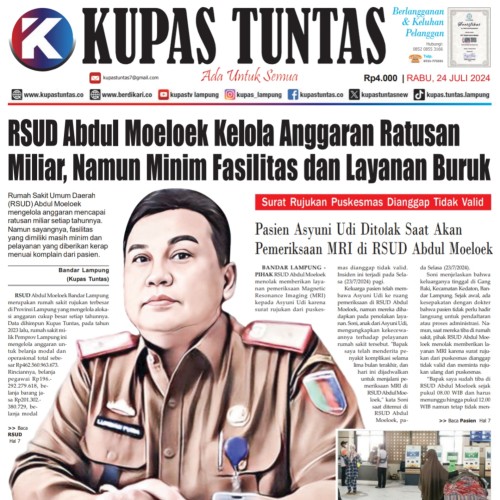 Kupas Tuntas - Surat Kabar Harian Kupas Tuntas Edisi Rabu, 24 Juli 2024