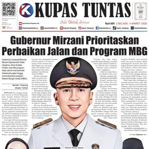 Kupas Tuntas - Surat Kabar Harian Kupas Tuntas Edisi Selasa, 04 Maret 2025