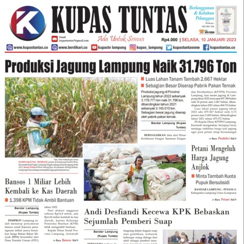 Kupas Tuntas - Surat Kabar Harian Kupas Tuntas Edisi Selasa, 10 Januari 2023