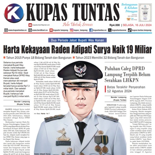 Kupas Tuntas - Surat Kabar Harian Kupas Tuntas Edisi Selasa, 16 Juli 2024