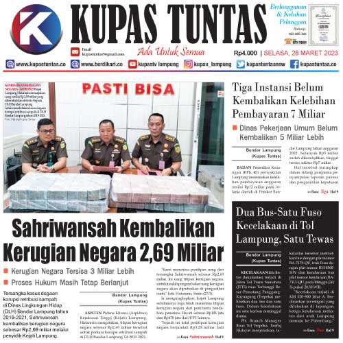 Kupas Tuntas - Surat Kabar Harian Kupas Tuntas Edisi Selasa, 28 Maret 2023