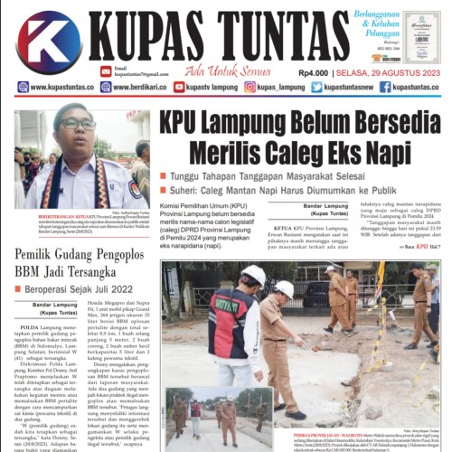 Kupas Tuntas - Surat Kabar Harian Kupas Tuntas Edisi Selasa, 29 Agustus 2023