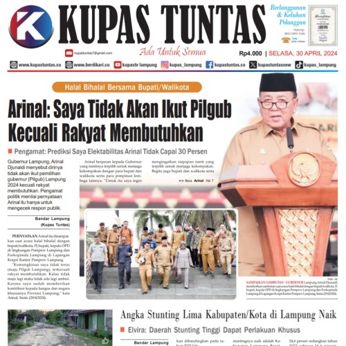 Kupas Tuntas - Surat Kabar Harian Kupas Tuntas Edisi Selasa, 30 April 2024
